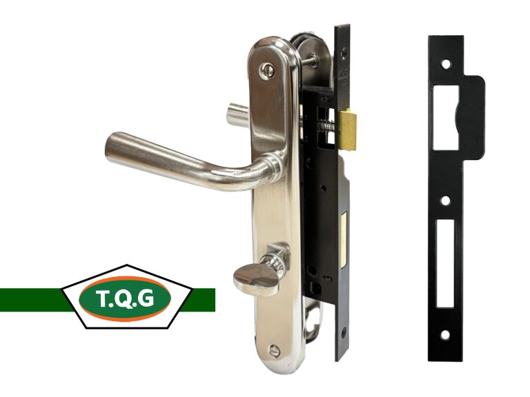 Serrure TQG argentée pour toilette - TQG